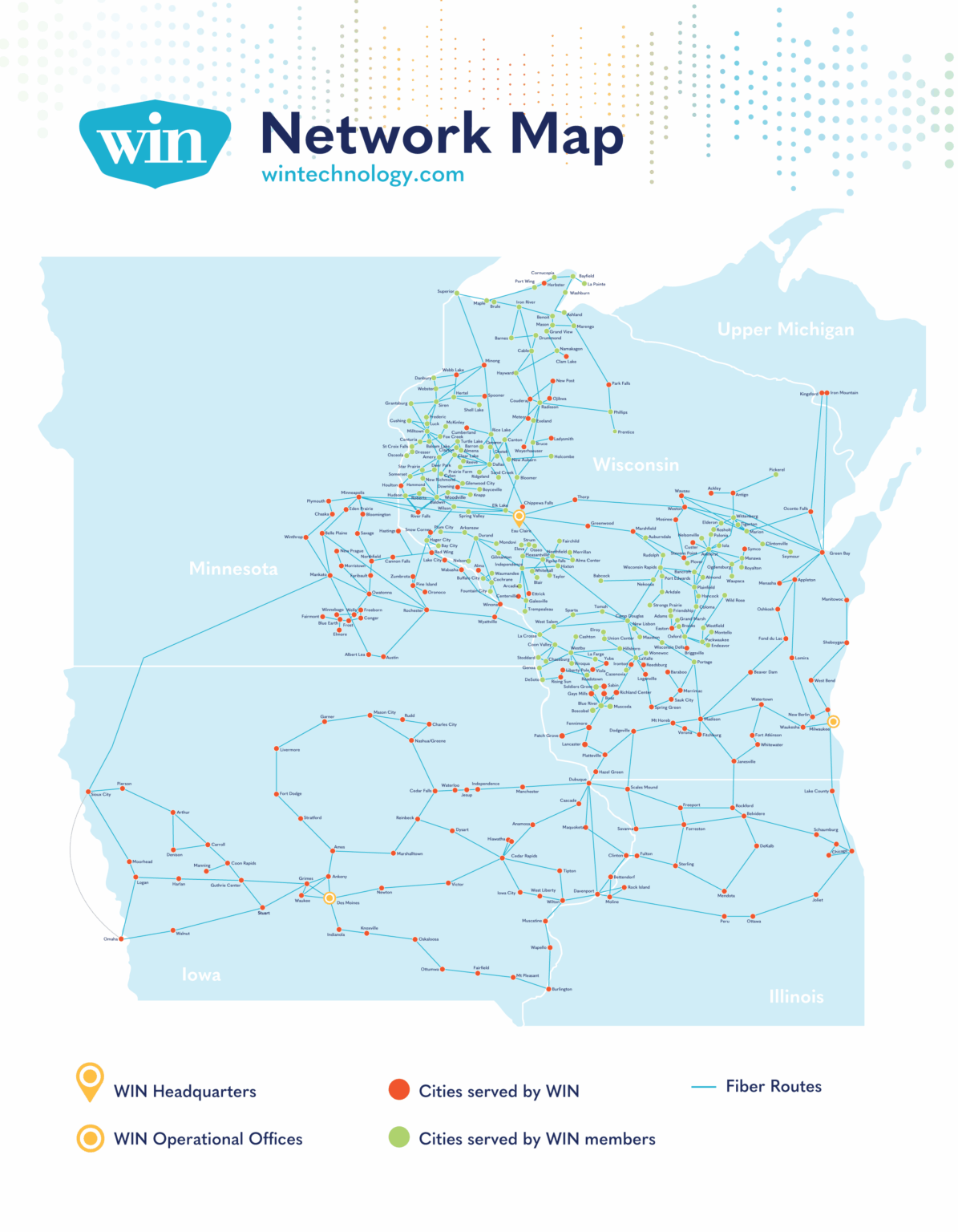 Network Map - WIN Technology
